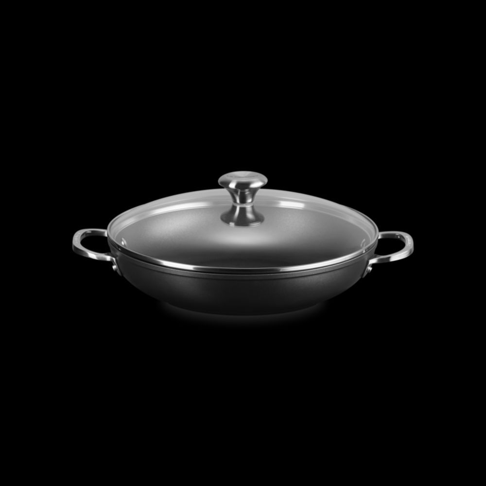 Le Creuset Toughened Nonstick PRO Brasier Pan, 4 qt., 12" dia., with ...