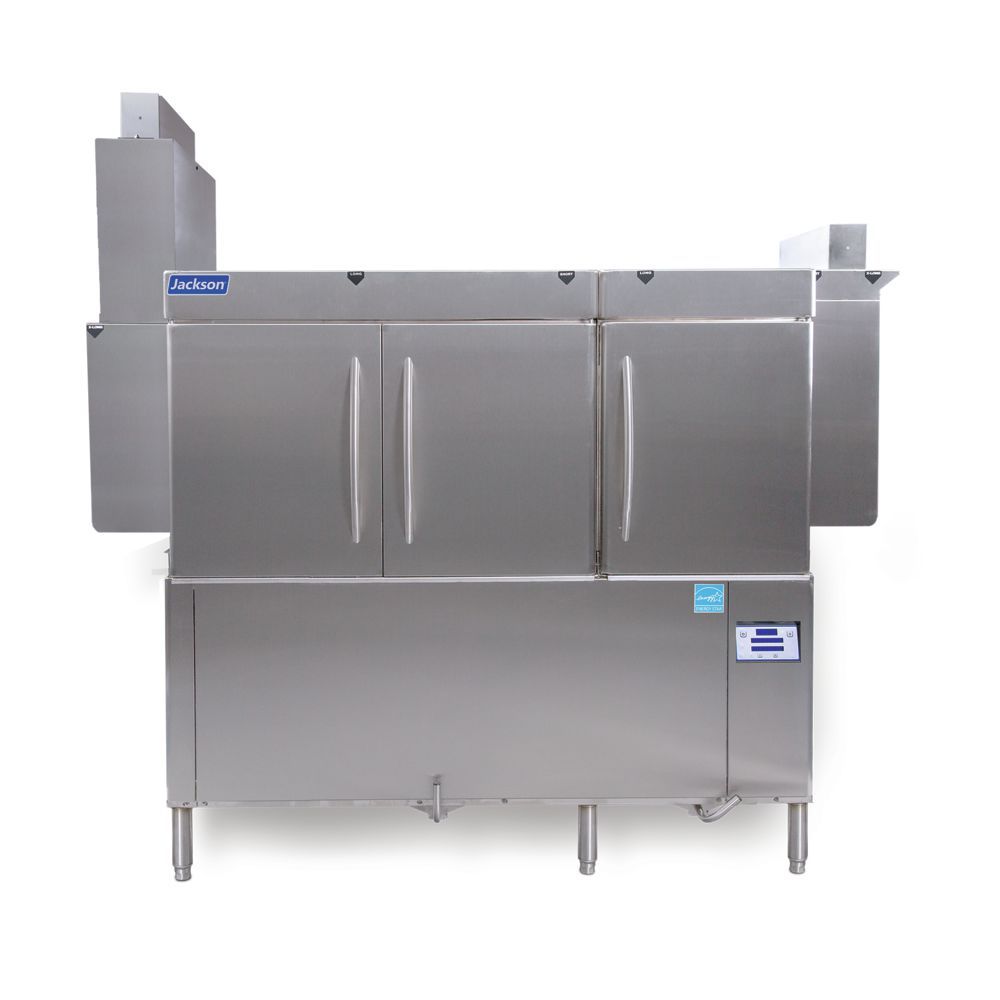 Jackson 66" Low Temp, Single Tank Rack Conveyor Dishwasher with ...