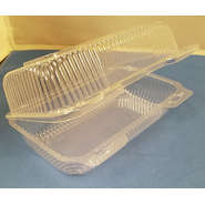 Detroit Forming 9x5.5x3.5 Hinged Container - Clear OPS, 500