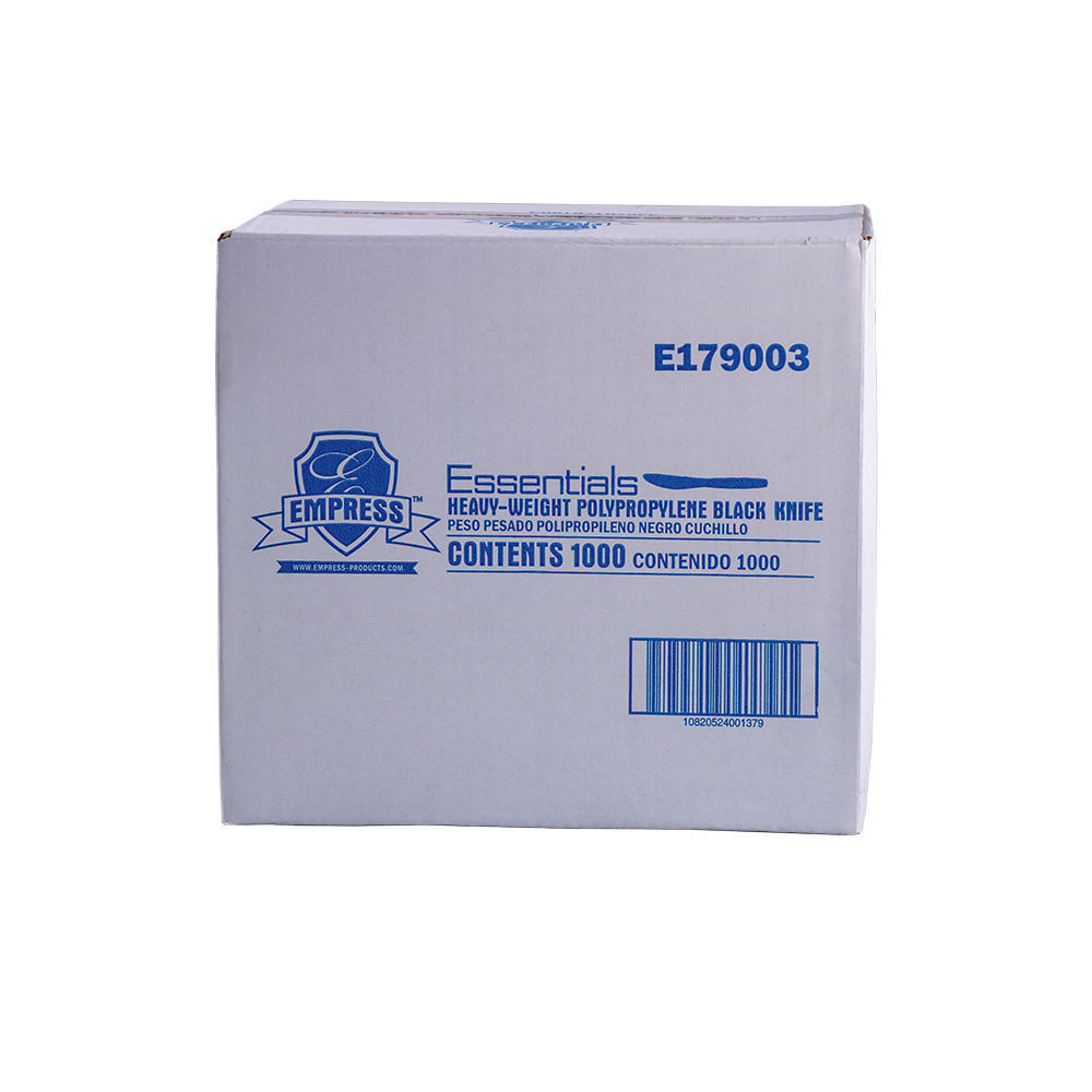 Empress Heavy Weight Knife Polypro - Black Dense Pack, 1000 / c
