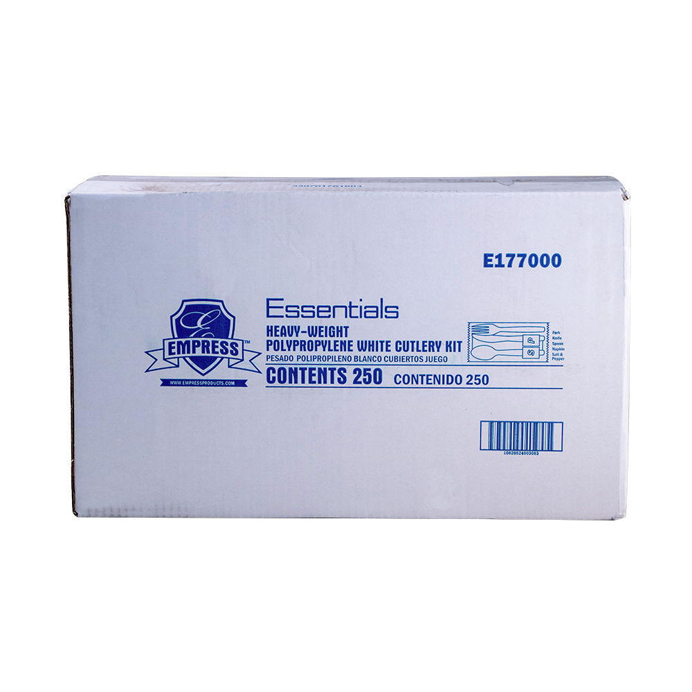 Empress Extra Heavy Weight Cutlery Kit PP - Knife/Fork/TS/S&P/Napkin ...