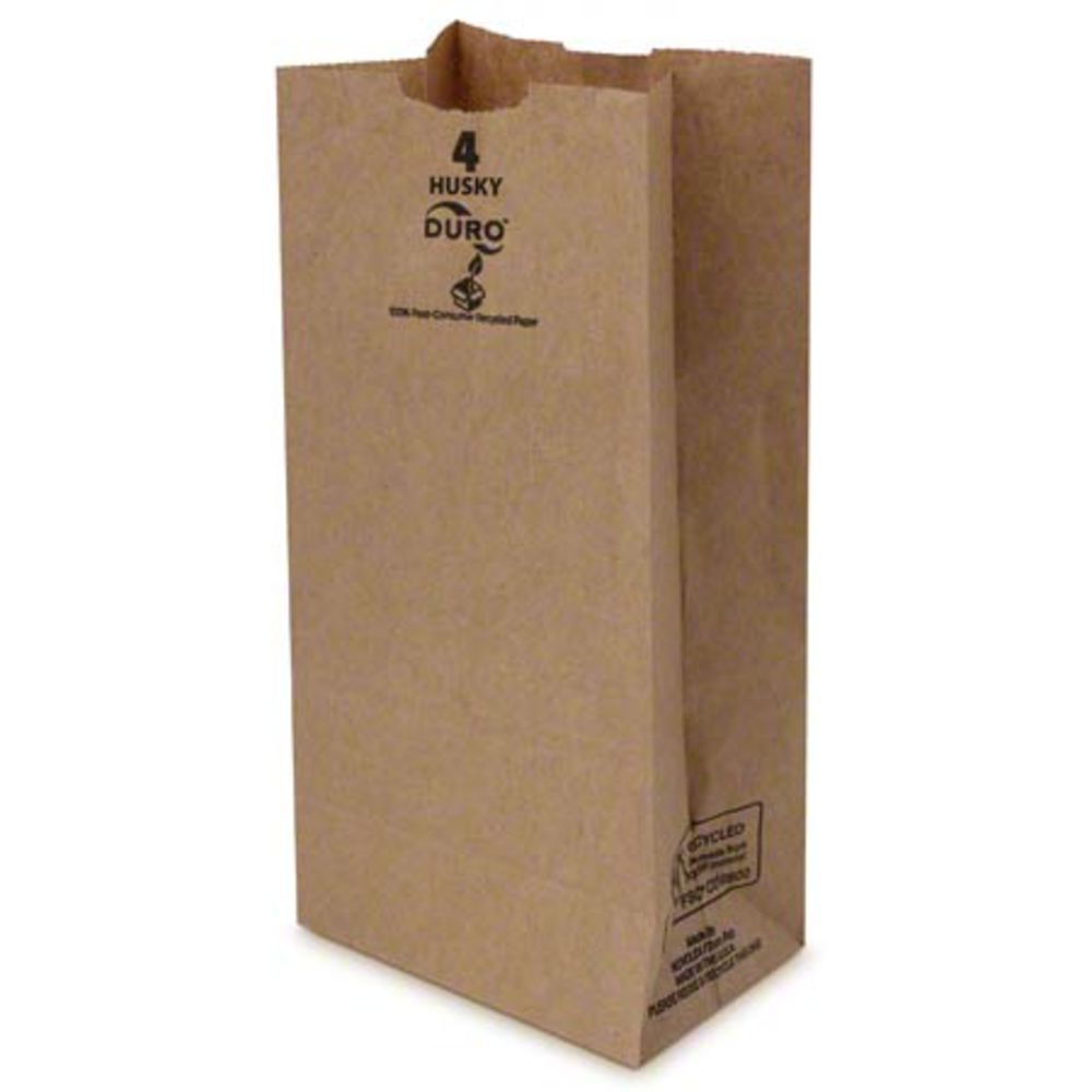Duro 8# Husky 50# Basis SOS Bag Kraft 6.13" X 4.13" X 12.44" - pack ...