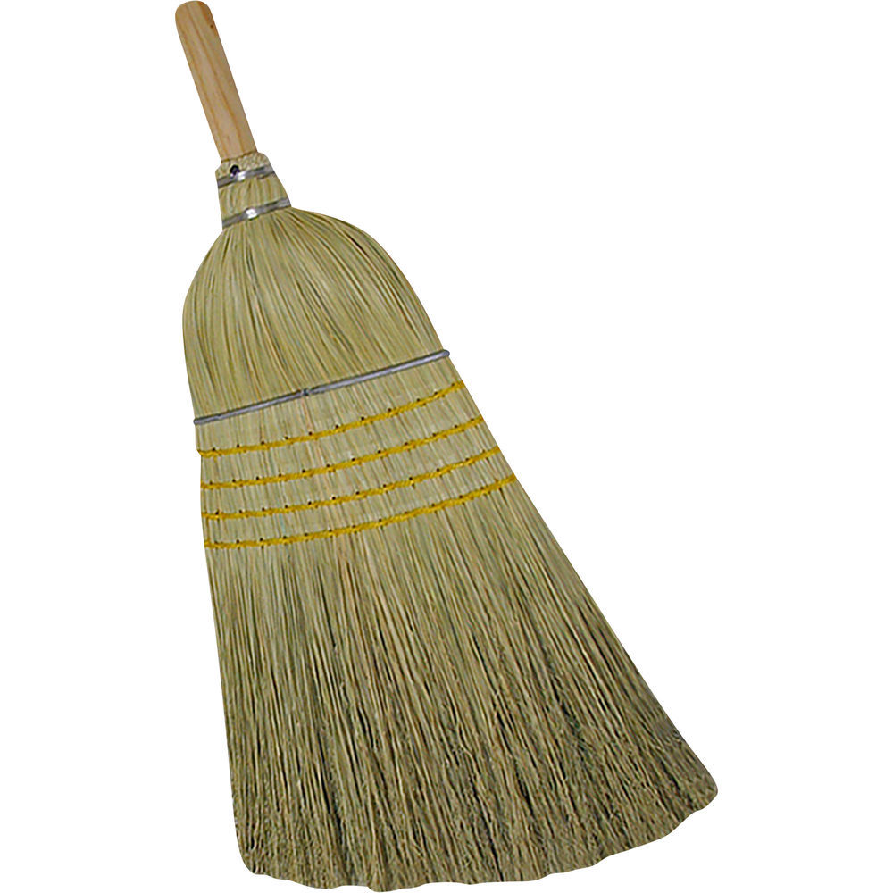 Performance Plus Toy Broom All Corn - Mtl Ban 24" X 13/16"Handle, 12 / cs