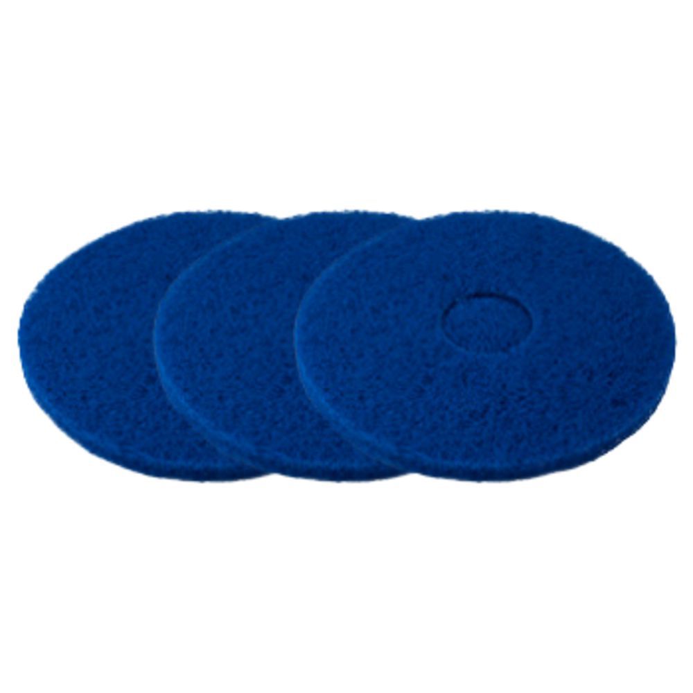 Performance Plus Round Cleaner Pad - Blue 13", 5 / cs