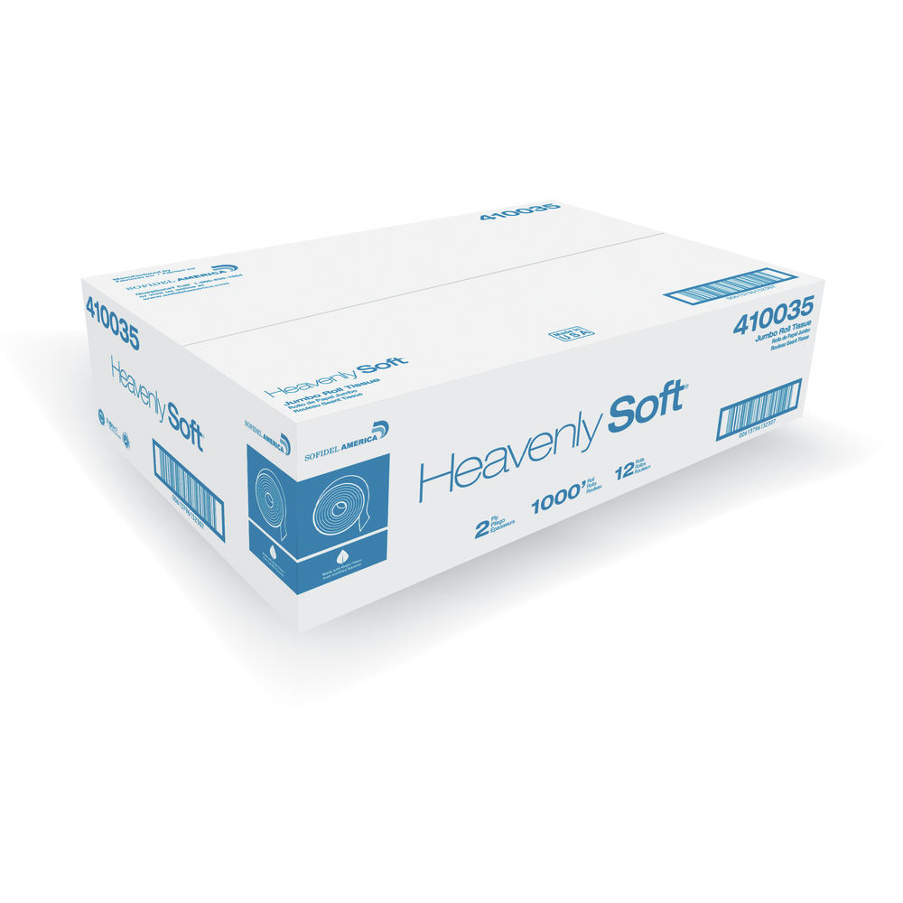 Sofidel Heavenly Choice Jumbo Tissue - Double Layer 1000' 9", 12 / cs