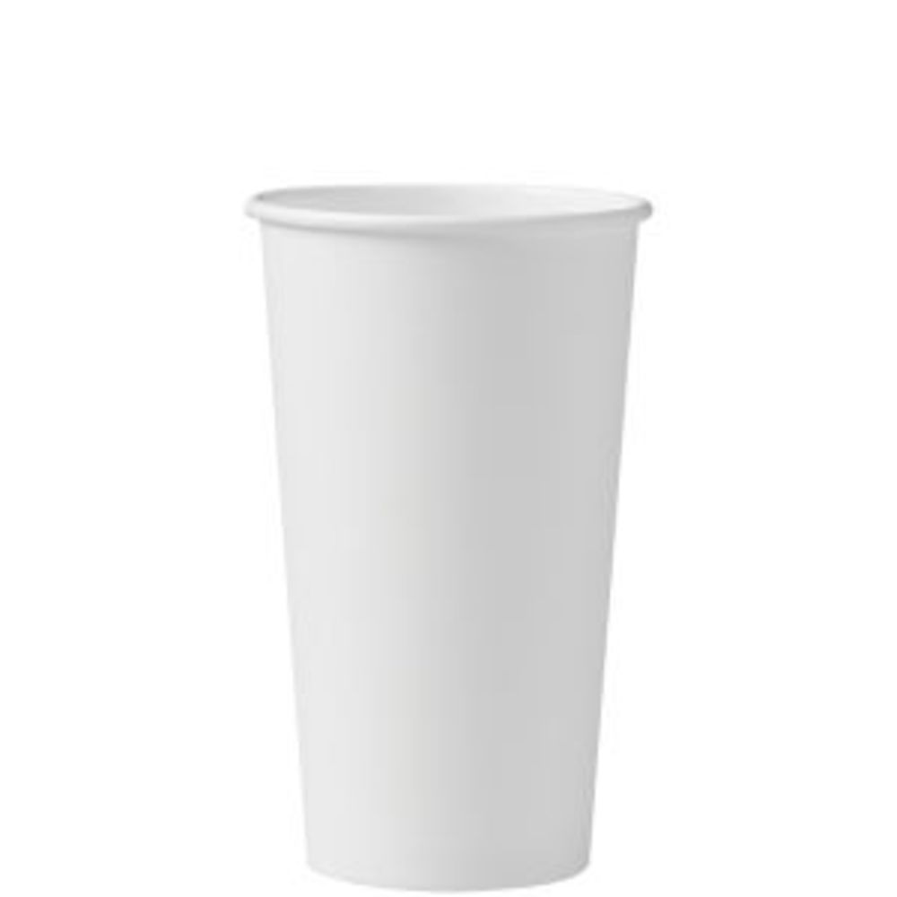 Solo Cup Cup Paper Hot 20 Oz Single Sided Poly White 15 40