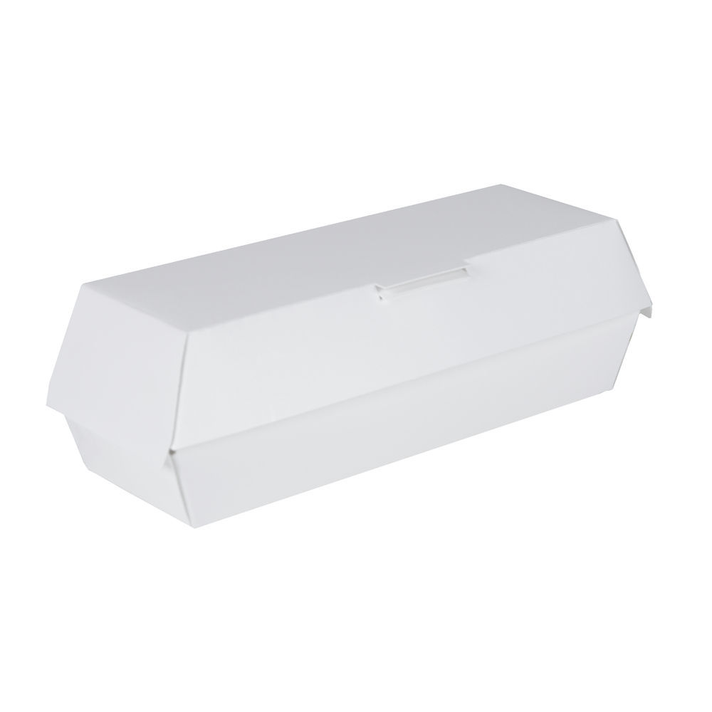 Southern Champio Foot Long Hot Dog Clamshell - White 11.41" X 2.38" X 2 ...