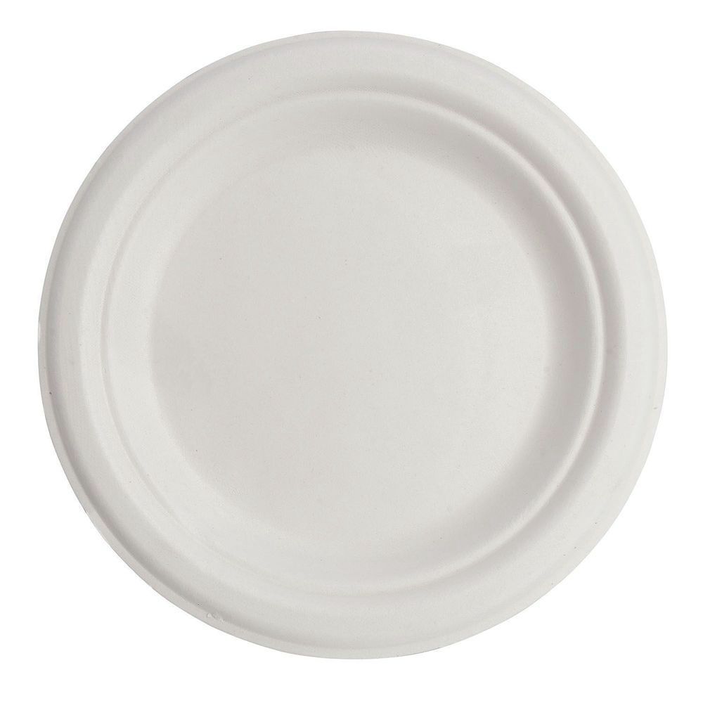 Ecosystems PLATE, 7" MOLDED FIBER, WHITE, PACKED 8/125 - Mfr# ECORP7-SC ...