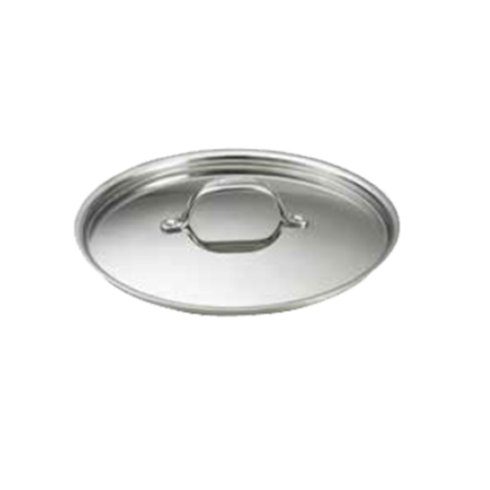 Professional Bakeware by Tablecraft 12" dia Stainless Steel Tri-Ply Lid ...