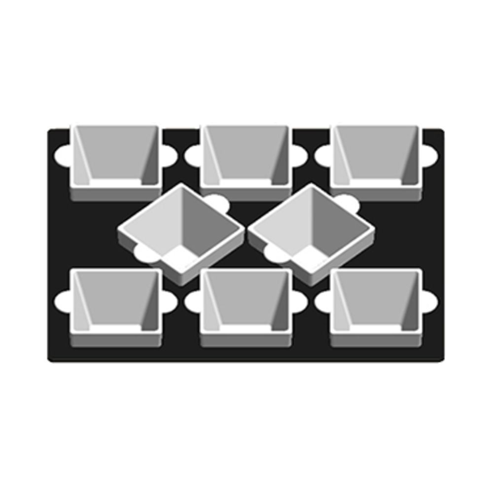 Professional Bakeware by Tablecraft Cold Food Template, 25-3/4" x 21-1/ ...