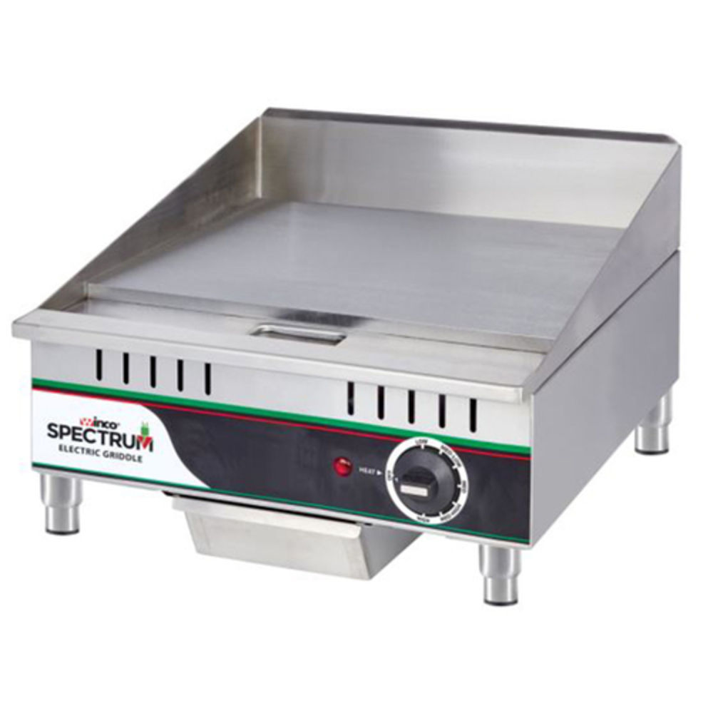Winco Spectrum Electric Griddle, 16", 120 Volts, with NEMA 5-15 Plug