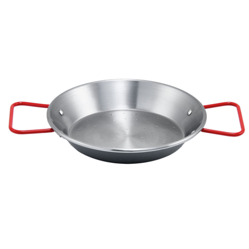 Winco 7-7/8" Paella Pan, Polished Carbon Steel (Spain)