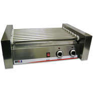 Winco Benchmark Hot Dog Roller Grill - Holds 20 Dogs, 120v