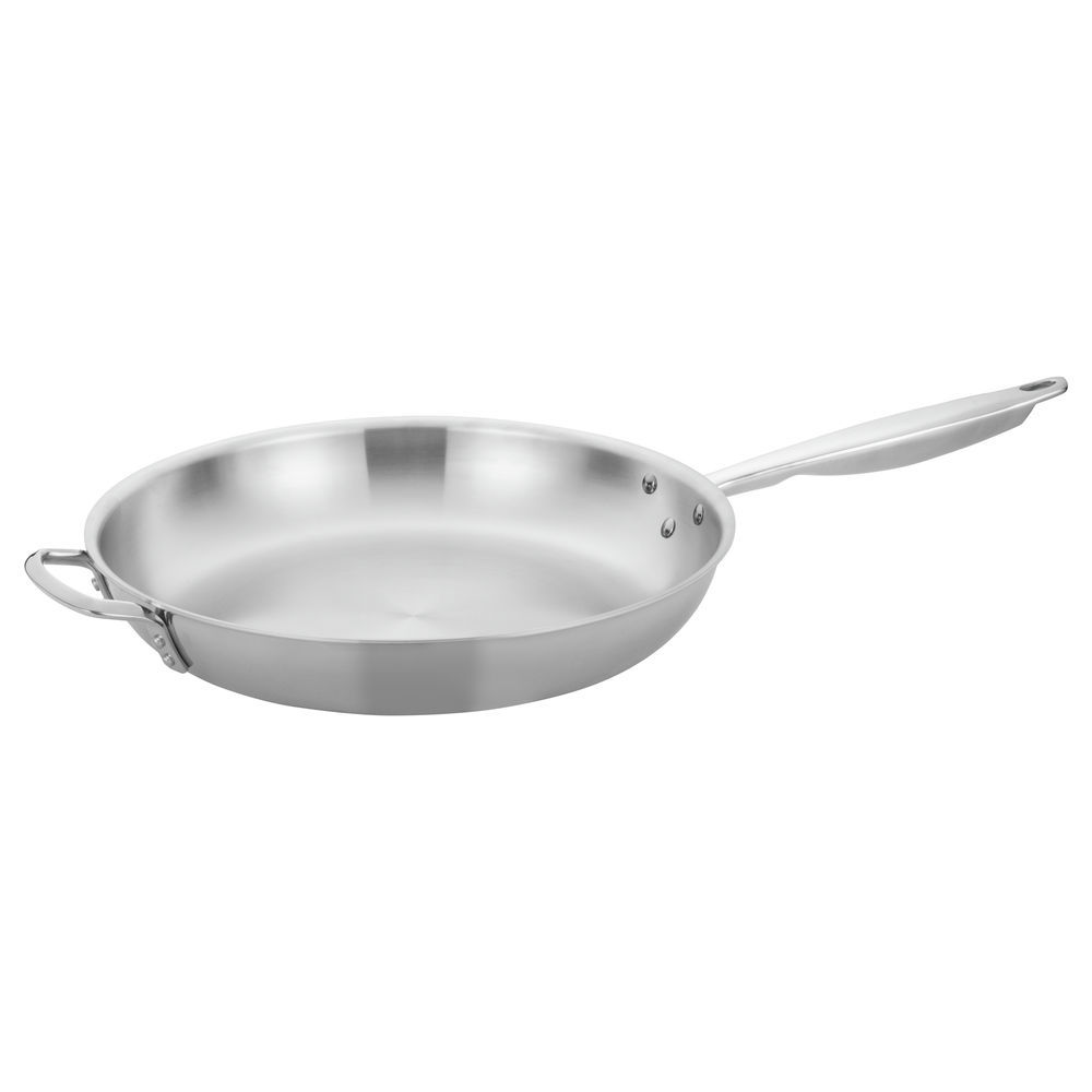 Winco Tri-Gen Induction-Ready Fry Pan, 10" dia.- round