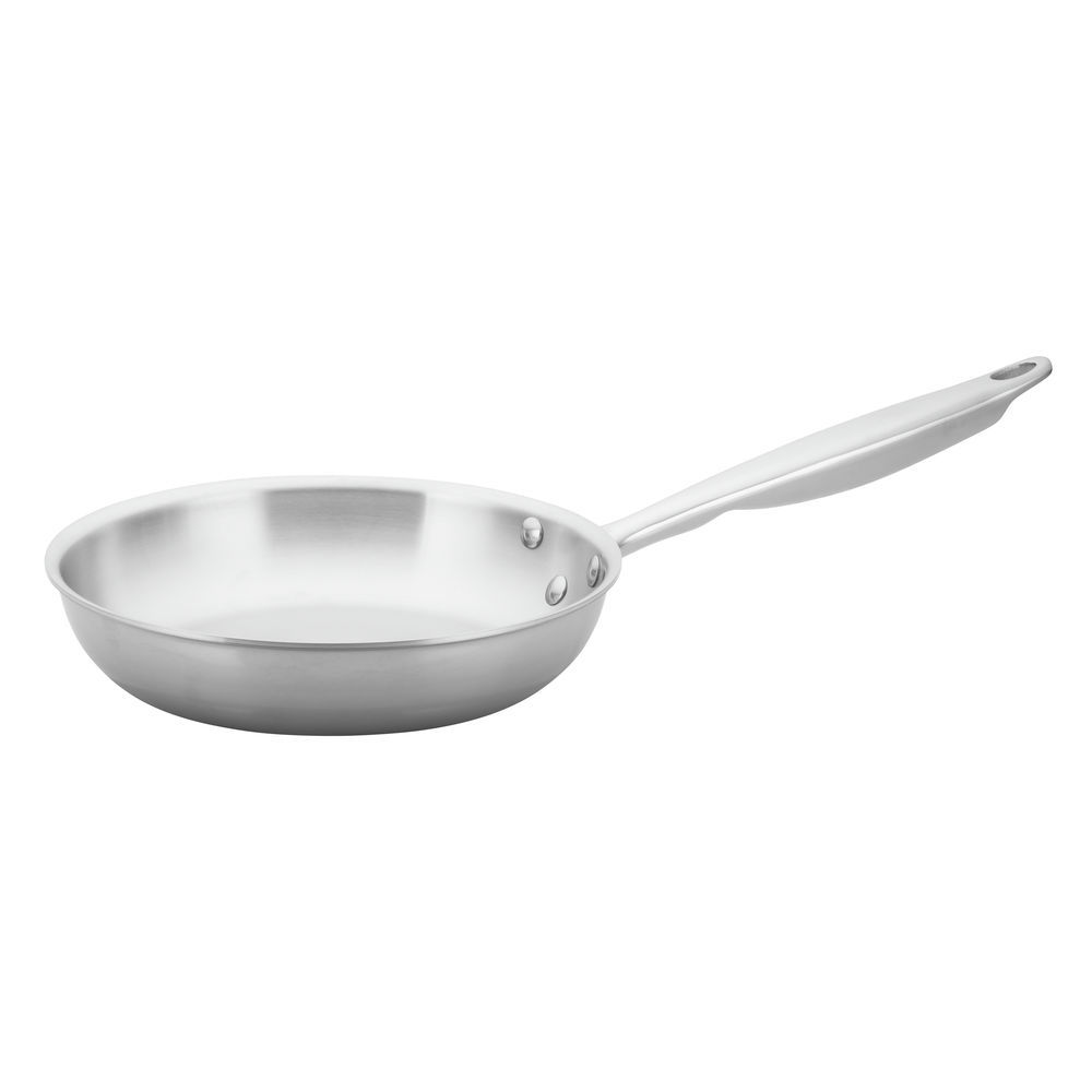 Winco Tri-Gen Induction-Ready Fry Pan, 8" dia.- round