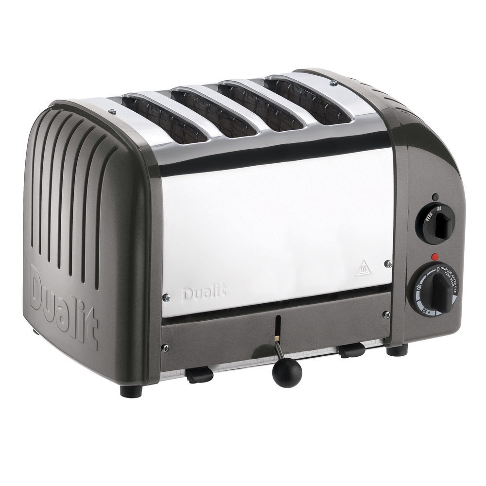 Cadco Stainless Steel Commercial 4-Slot Buffet Toaster - 15 1/2"L x 8"W ...