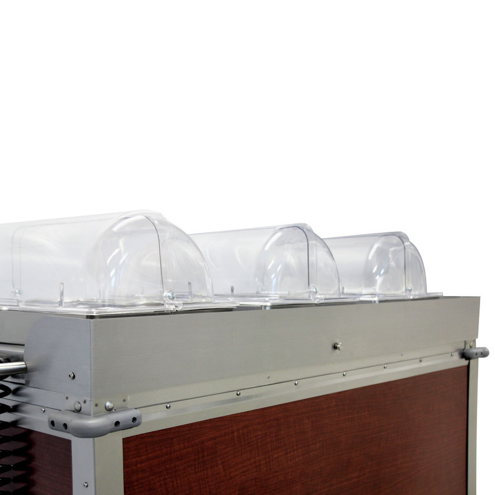 Cadco Left Flip-up Outer Shelf for 3 or 4 bay food carts & demo ...