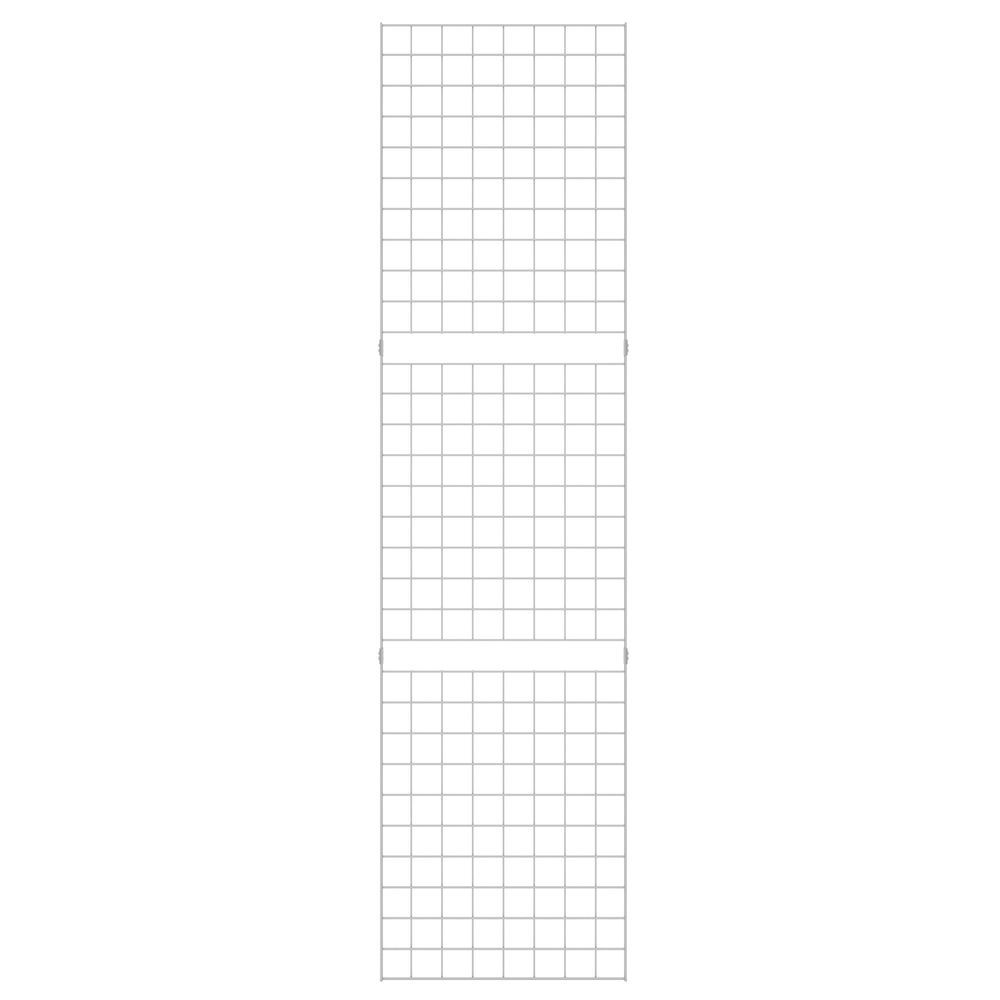 Econoco 2'x8' WHITE PORTABLE GRID PANEL