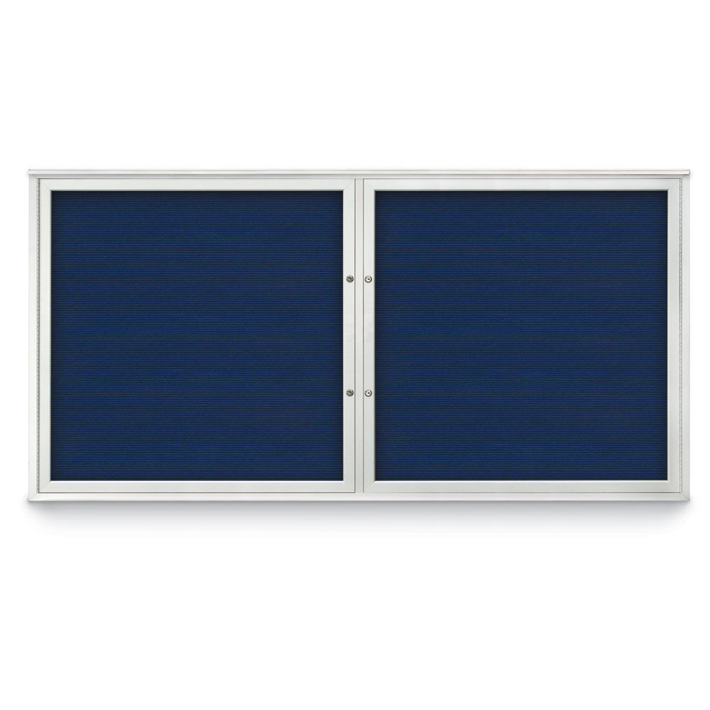 United Visual Products 72" x 36" Triple Enclosed Outdoor Letterboard ...