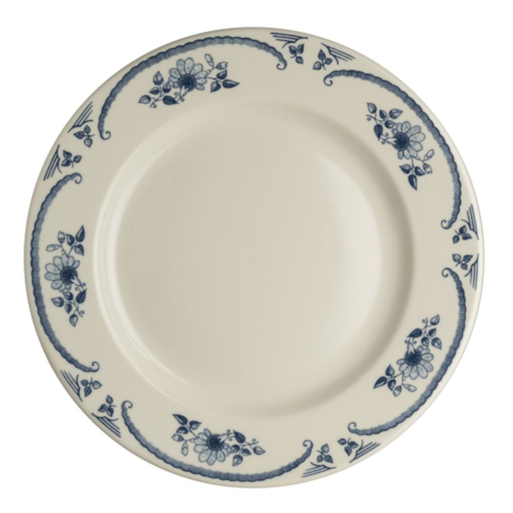 Steelite International Plate Re 10 5/8 Am Rose Blue - 12 Per Case