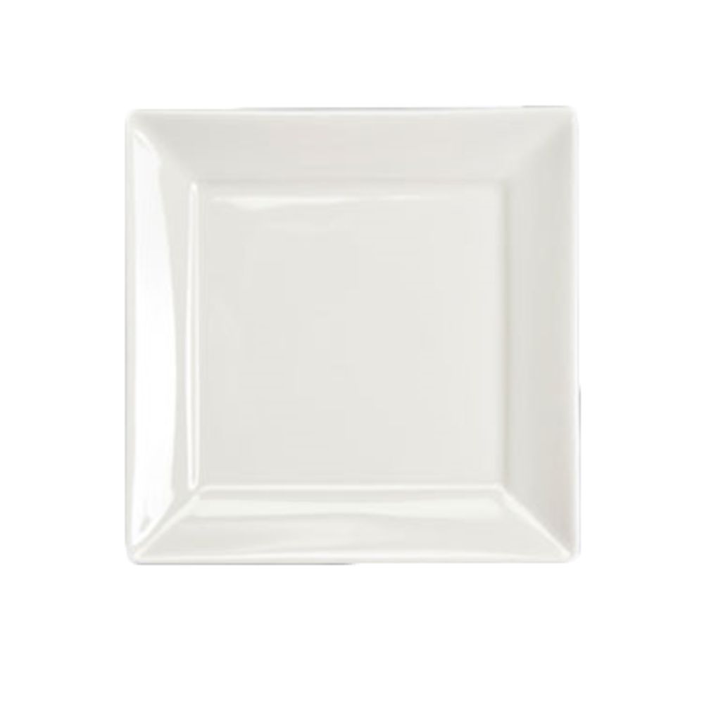 Steelite International Homer Laughlin Plate, 10", square, rolled edge ...