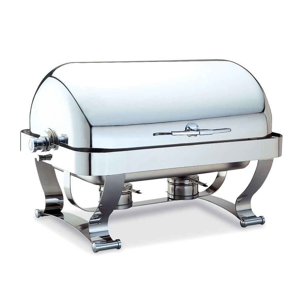 Steelite International Walco Grandeur Roll Top Chafer, 8 quart ...