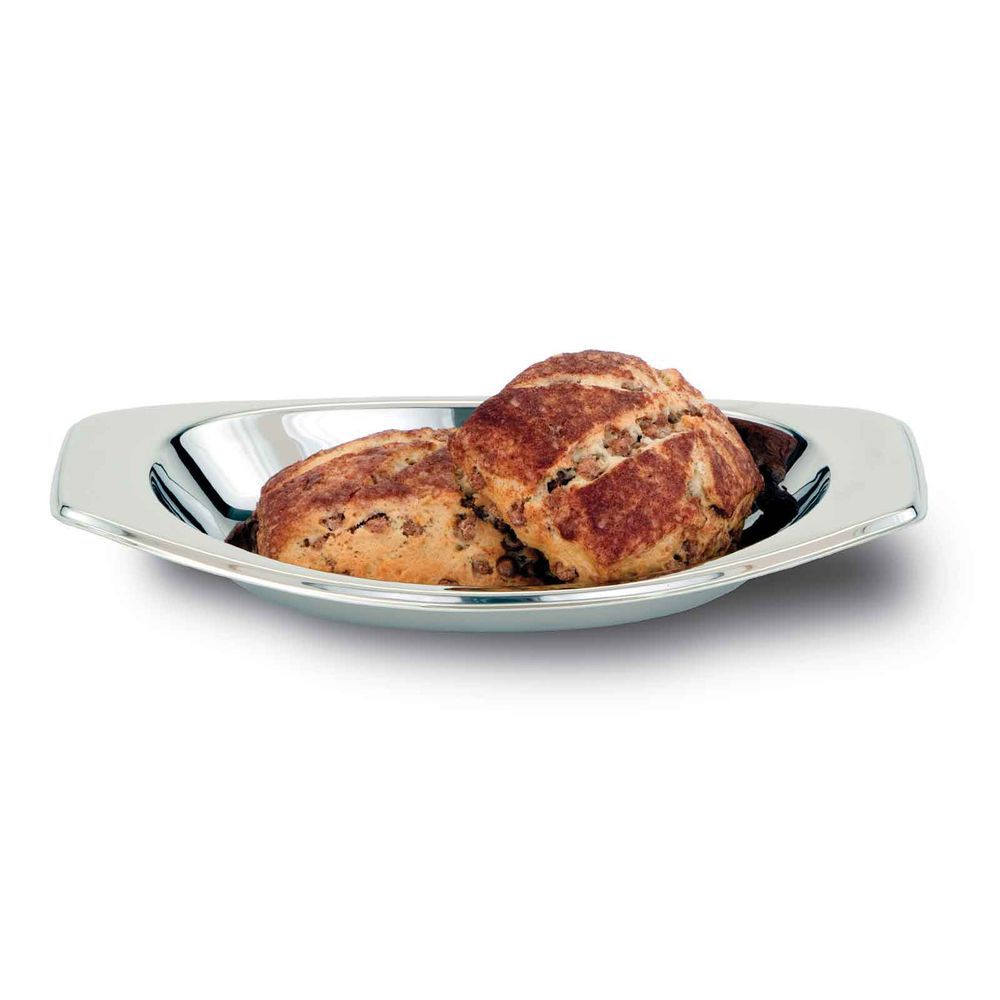 Steelite International Walco Soprano Roll Tray, 10.8"L x 6.3"W, oval, 8 ...