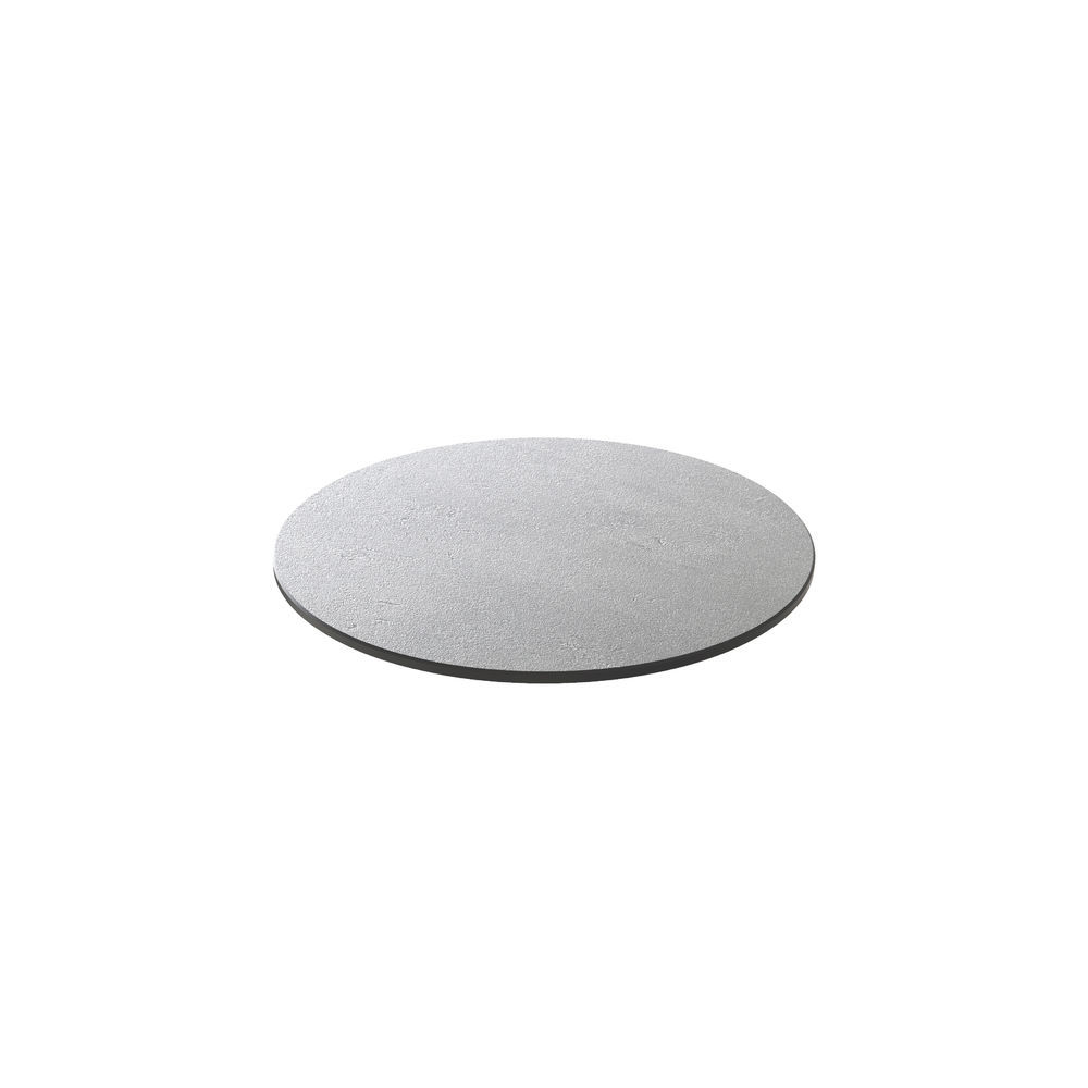 Rosseto Modulite Concrete Gray 14 in. Round HPL Table Top