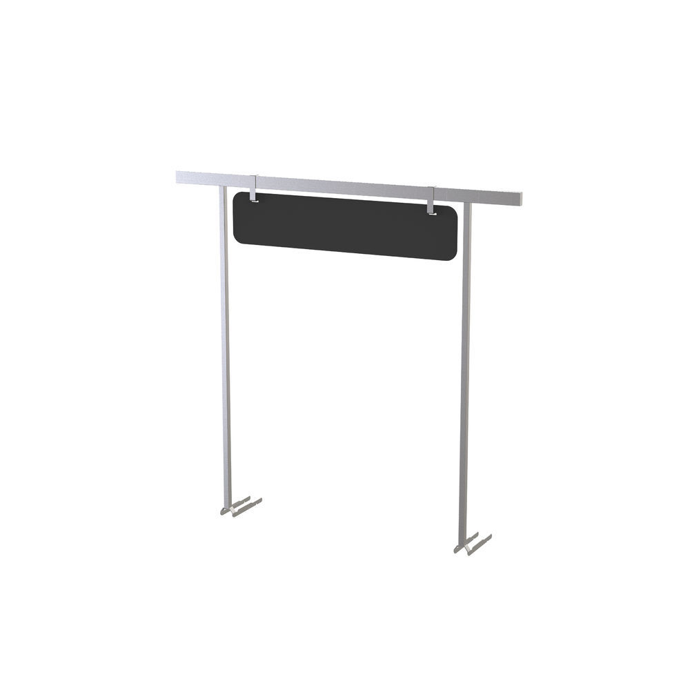 Rosseto Modulite Chalkboard Sign w Stainless Steel Display Frame Kit