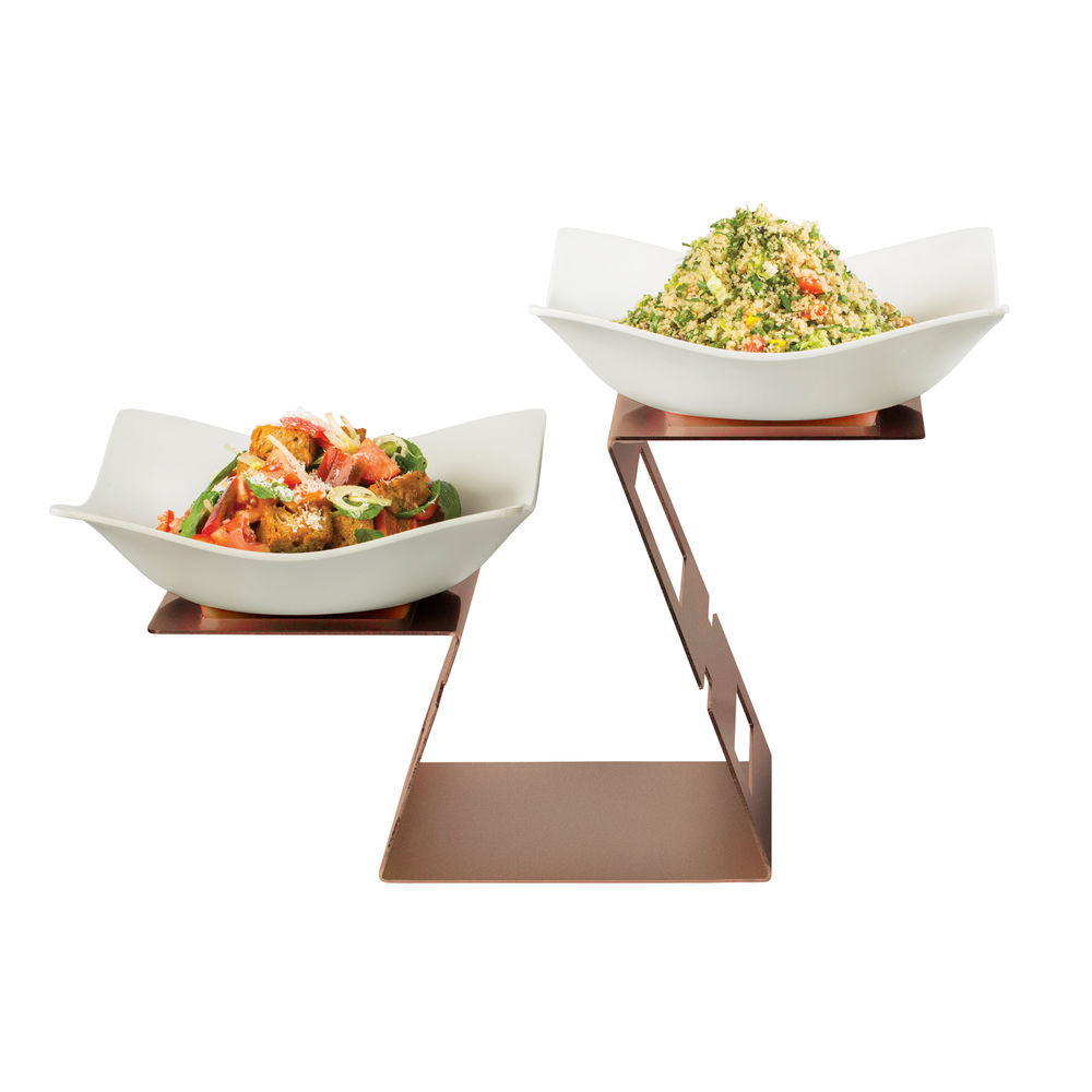 Rosseto Swan Bronze Multi-Level Riser with Two Large Square Melamine ...