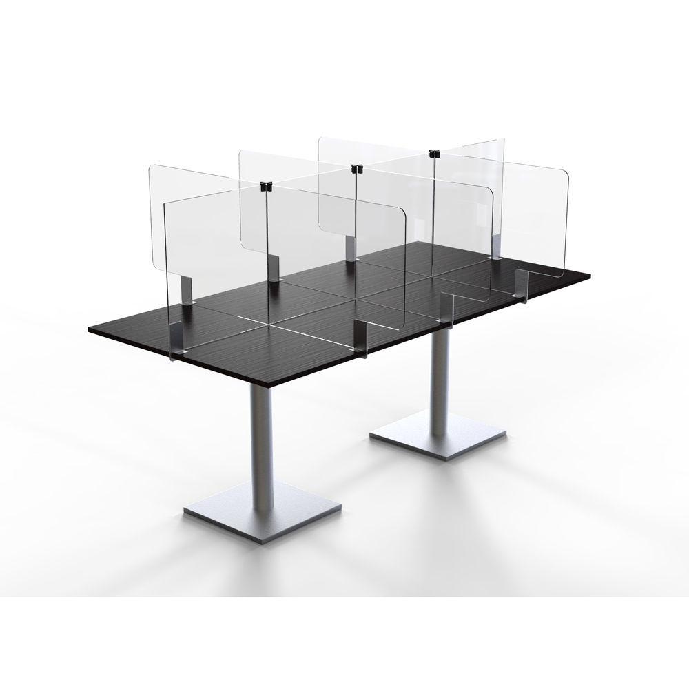 Rosseto Avant Guarde Acrylic Table Divider Kit for 30"x72" Table