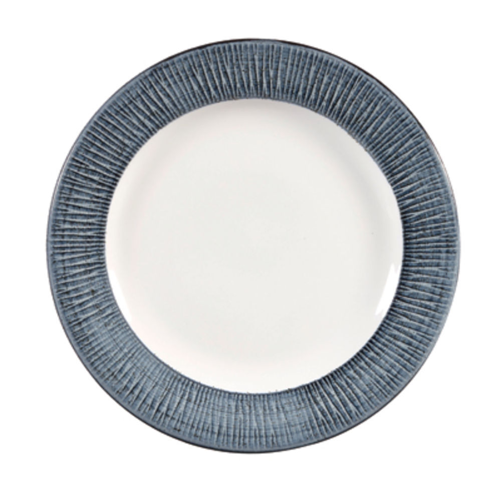Churchill Plate 8-1/4" dia. round- ceramic- Mist