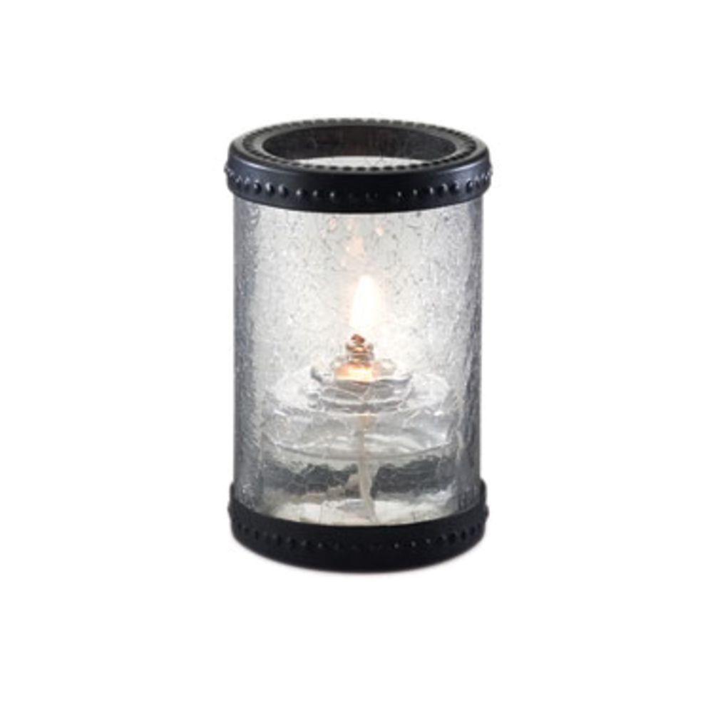 Sterno Madison Lamp - Clear Crackle , 6 each per case