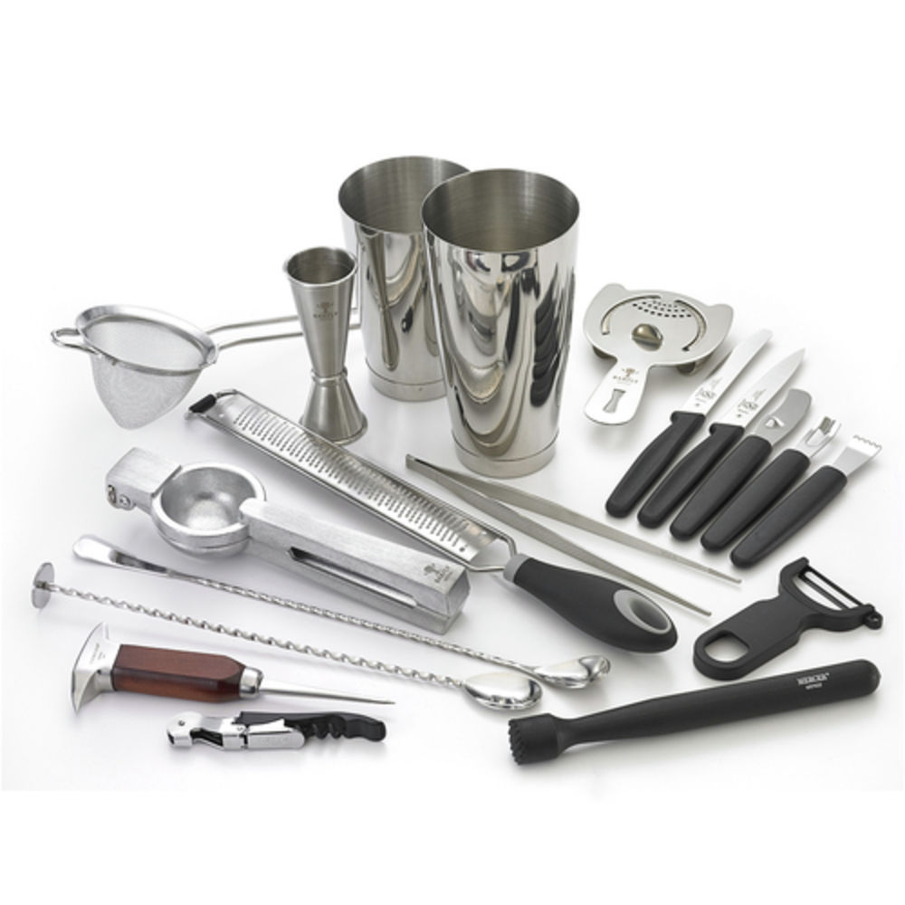 Mercer Barfly Deluxe Set, Stainless Steel