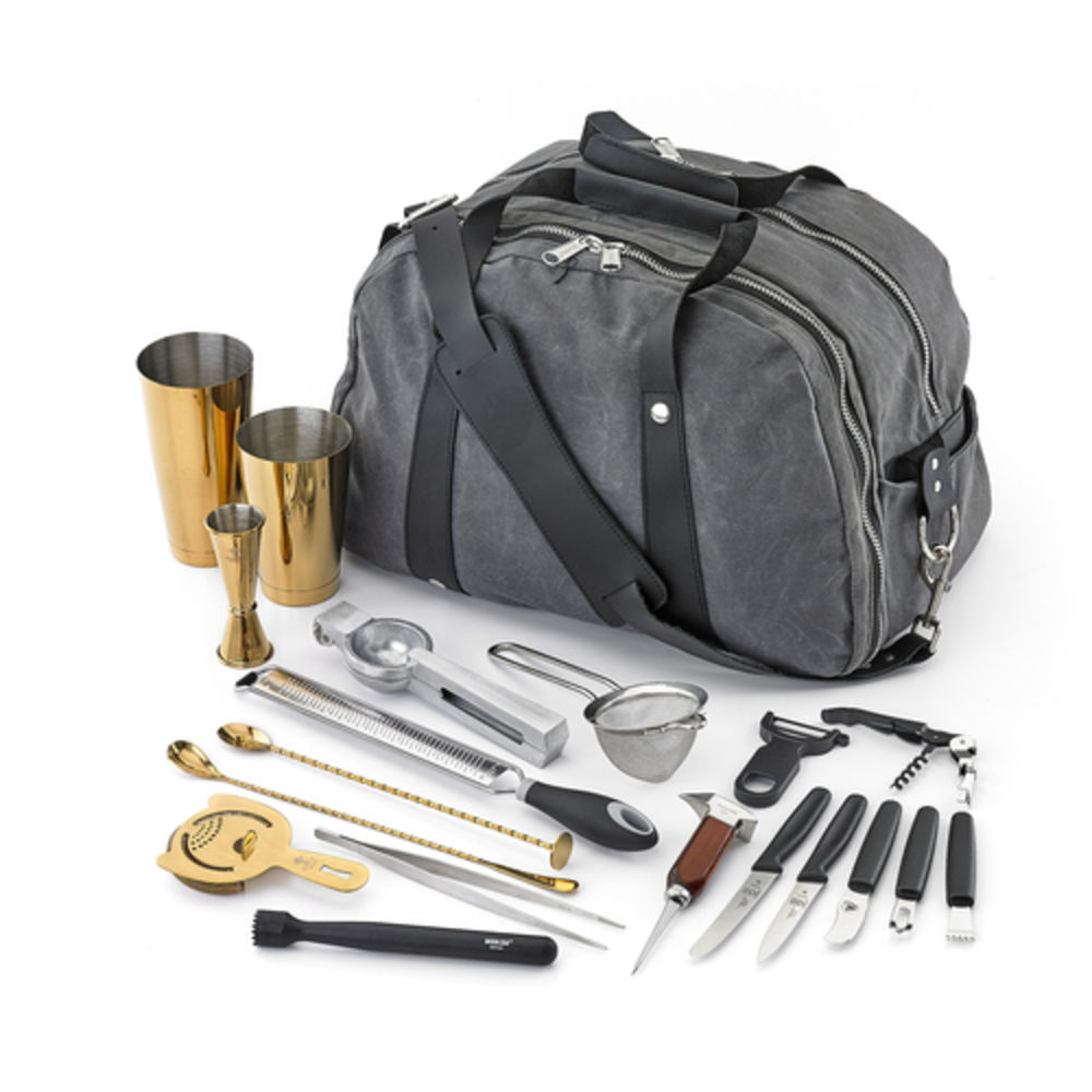 Barfly Wood Ice Mallet & Lewis Ice Bag Set