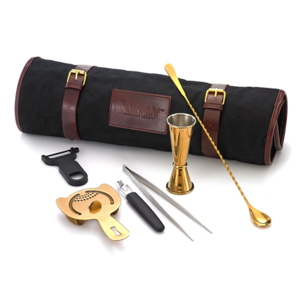 Barfly Essentials Set, Gold Plated