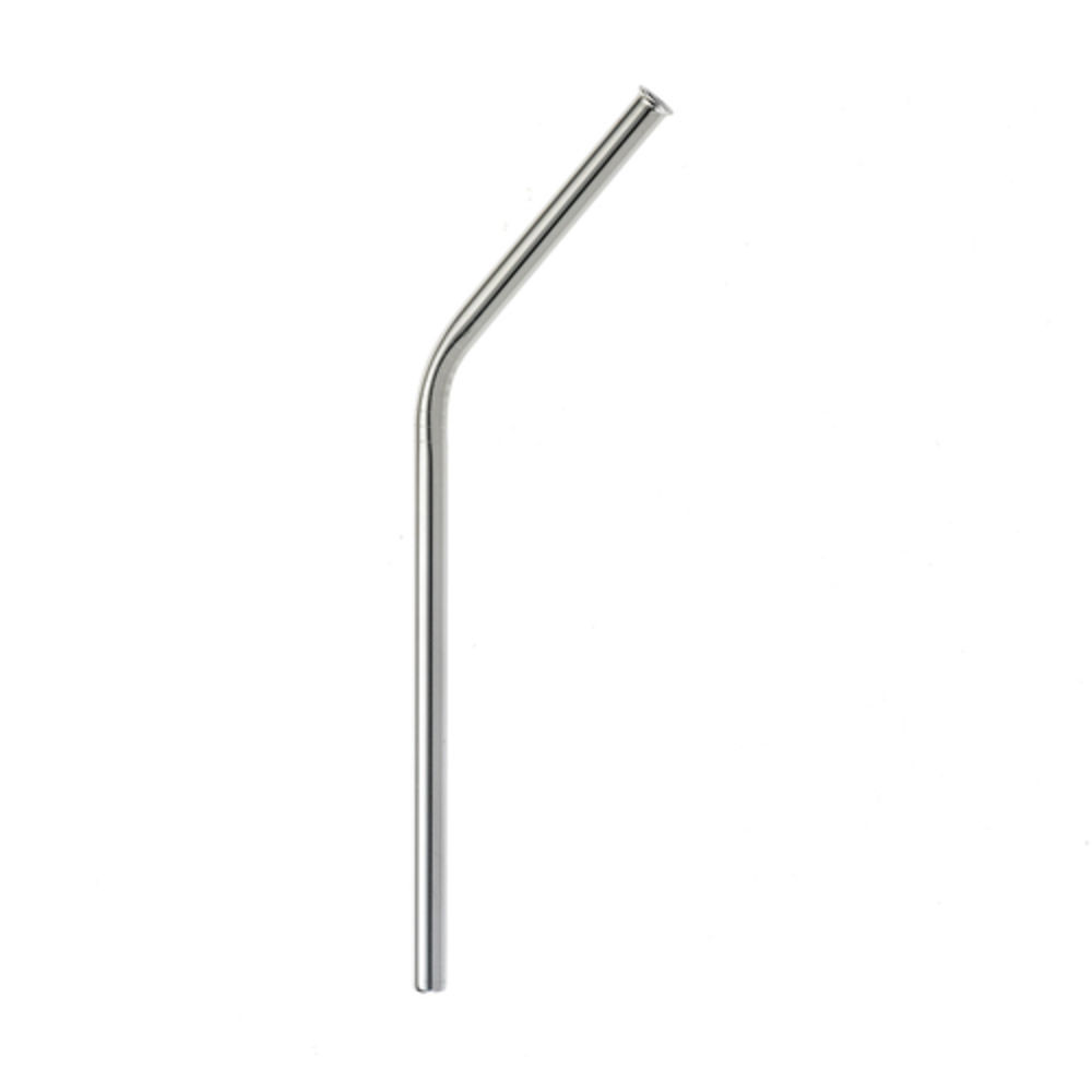 Barfly Stainless Steel Straw, Curved 6 1/2", 1/4" Diam.