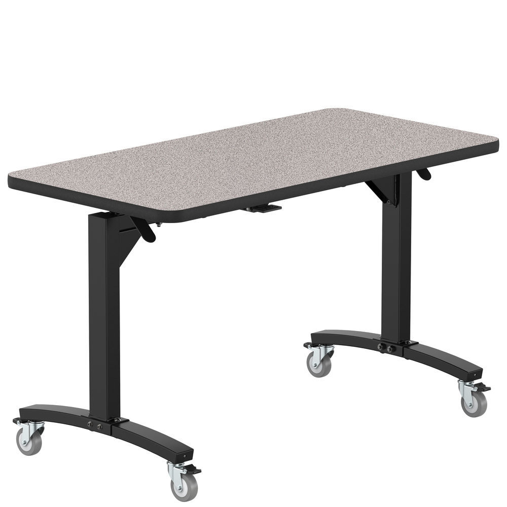National Public Seating NPS 24" x 48" x 29" Mobile Flipper Table, MDF ...