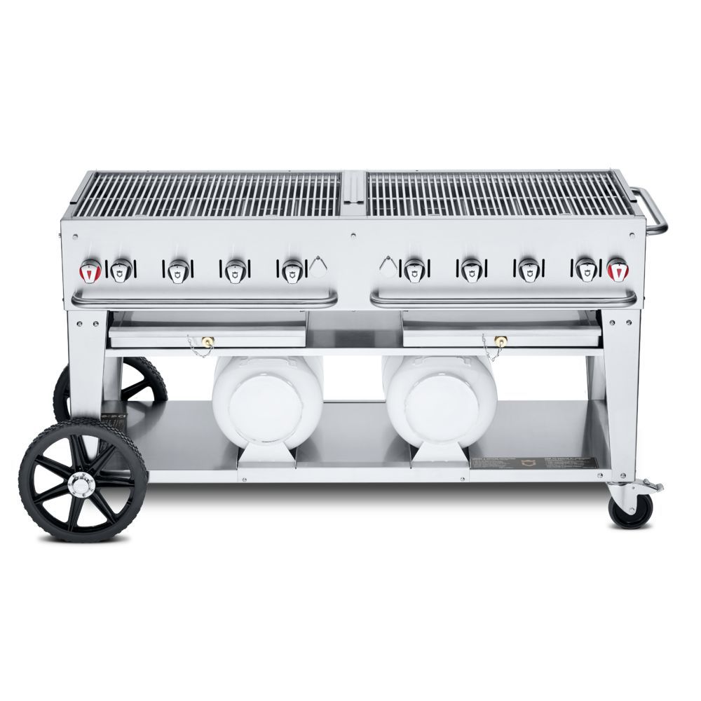 Crown Verity 60" CLUB SERIES GRILL, (HORIZONTAL TANKS), LP