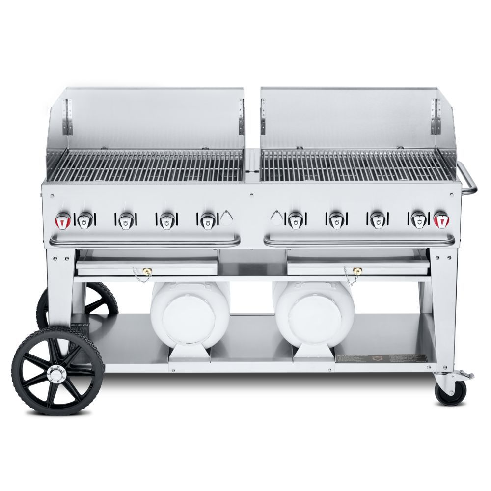 Crown Verity 48" CLUB SERIES GRILL, (HORIZONTAL TANKS), LP