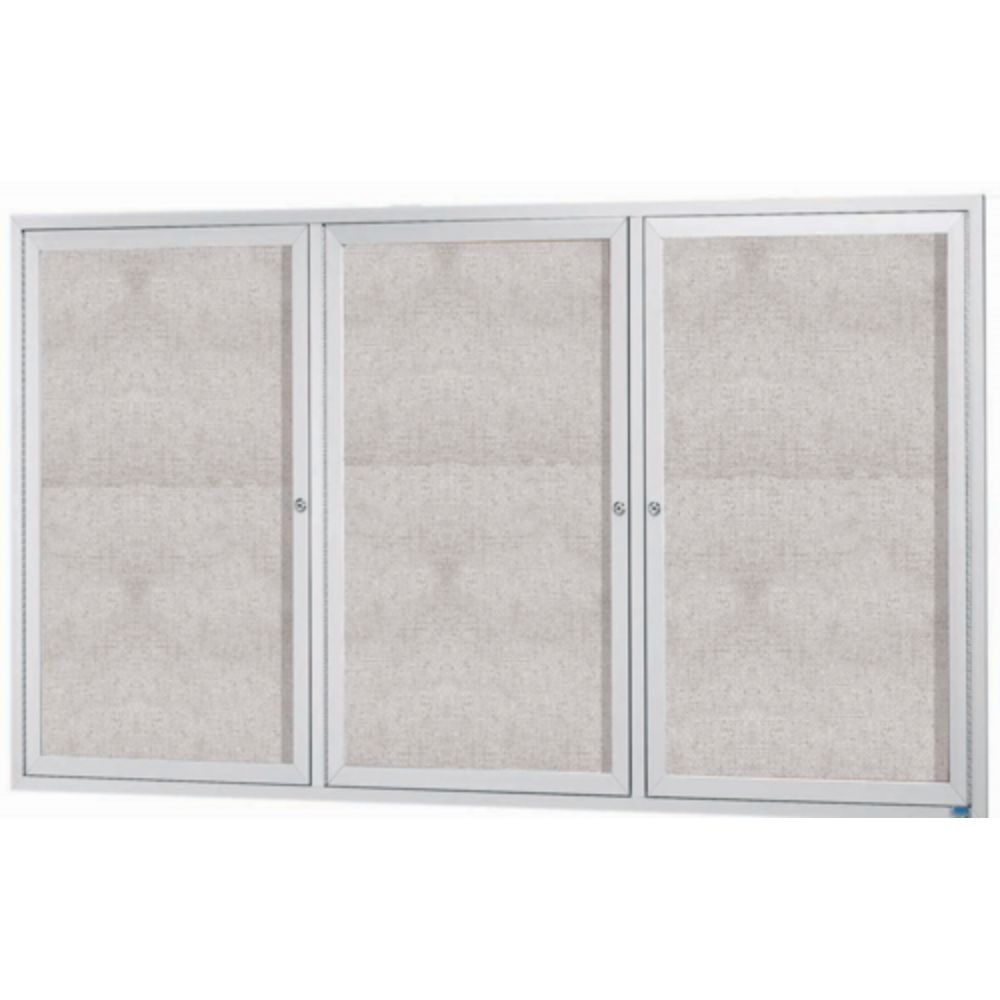 Aarco Products Aarco Outdoor Enclosed Bulletin Board with Satin ...