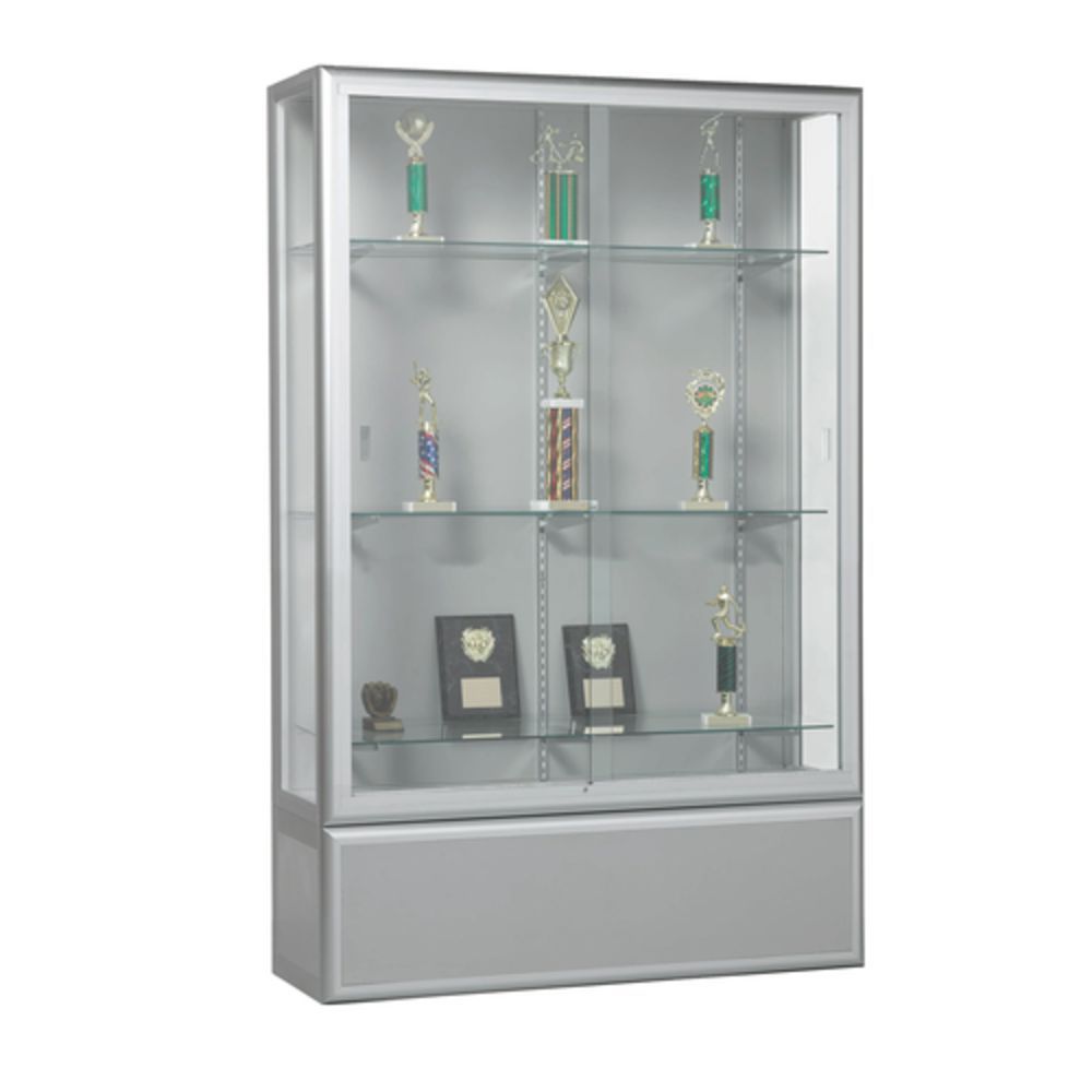 Aarco Products Aarco Display/Trophy Case with Satin Anodized Aluminum ...