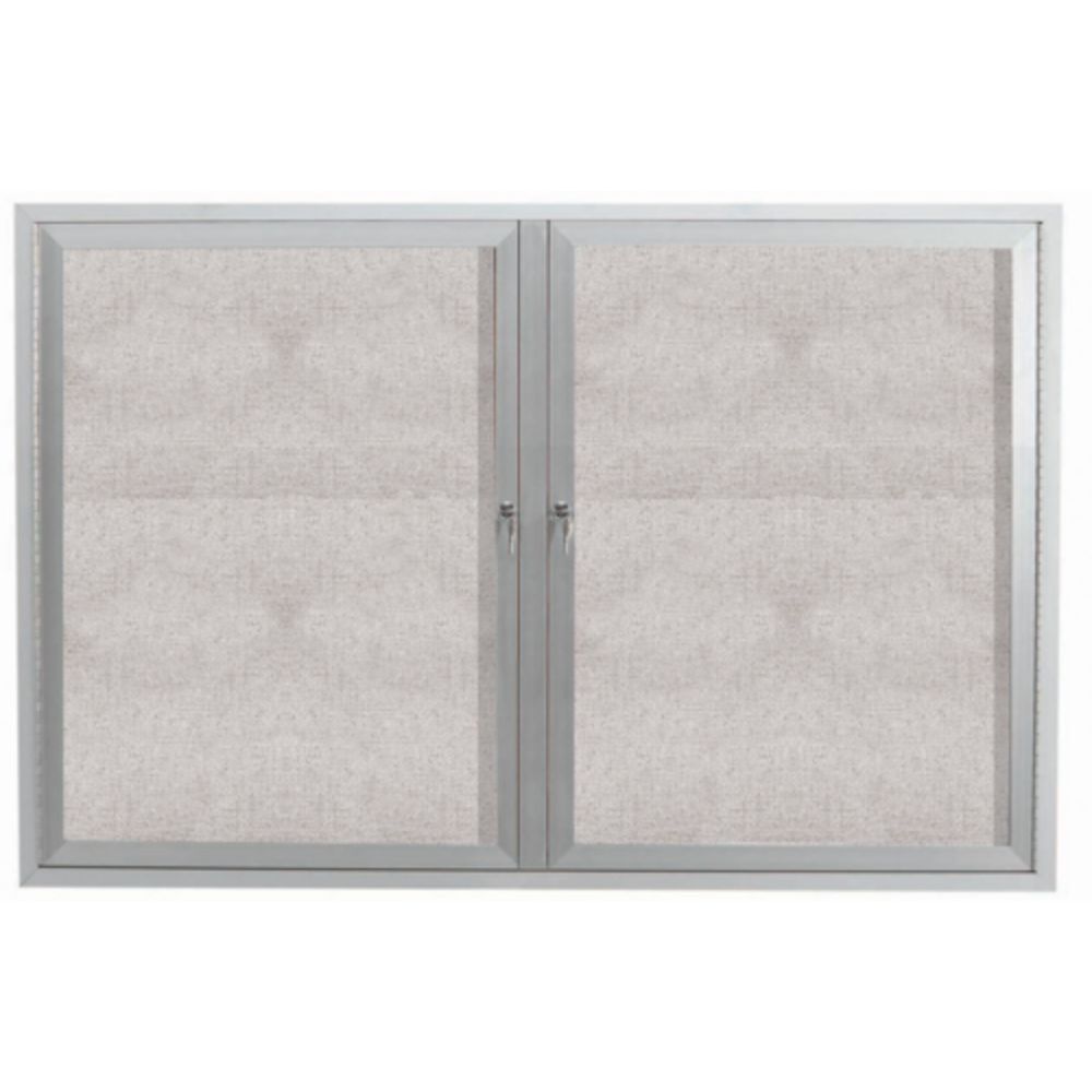 Aarco Products Aarco Outdoor Enclosed Bulletin Board with Satin ...