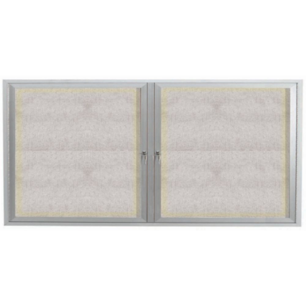 Aarco Products Aarco Outdoor Illuminated Enclosed Bulletin Board with ...