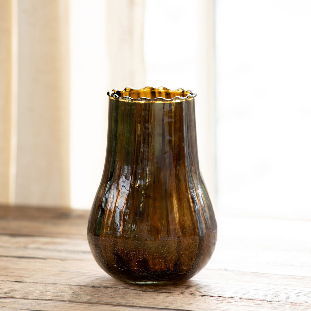 Park Hill Atticus Mercury Glass Classic Vase