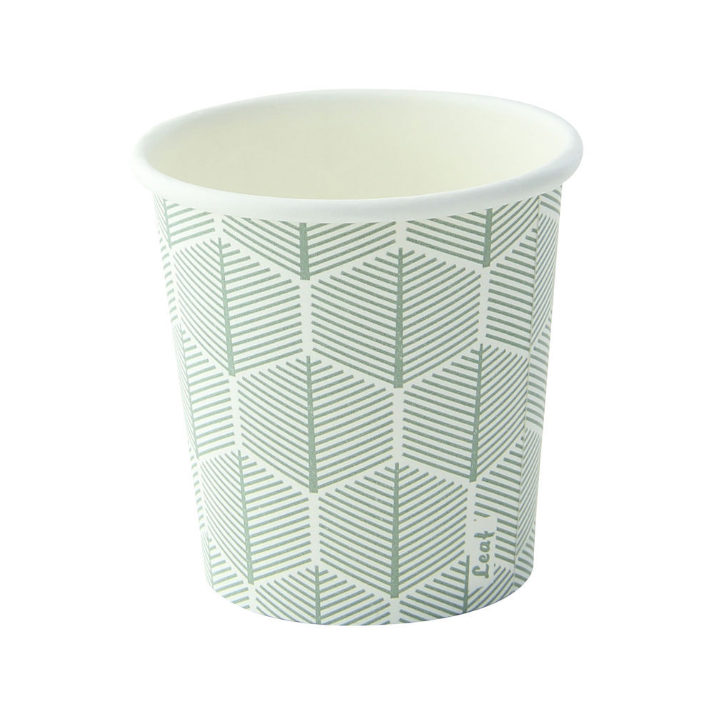 Packnwood Leaf design paper cup- 3000 per case