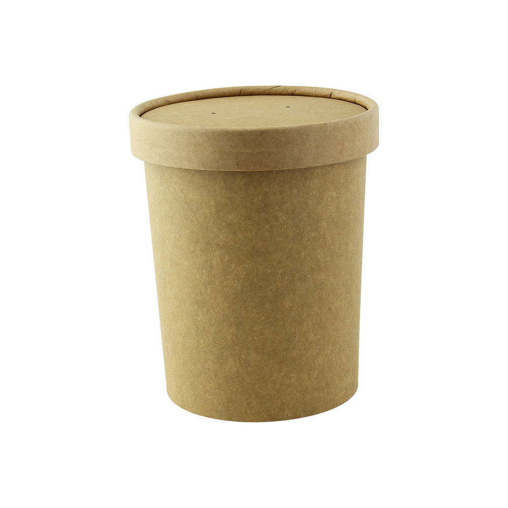 Packnwood Vented Paper Lid for 210SOUP16 & 210SOUP24 & 210SOUPK17K D:3.82in