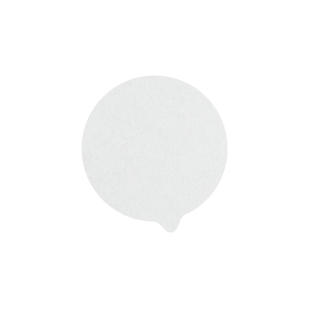 Packnwood Opercover White - D:4.72in - 1000 pcs