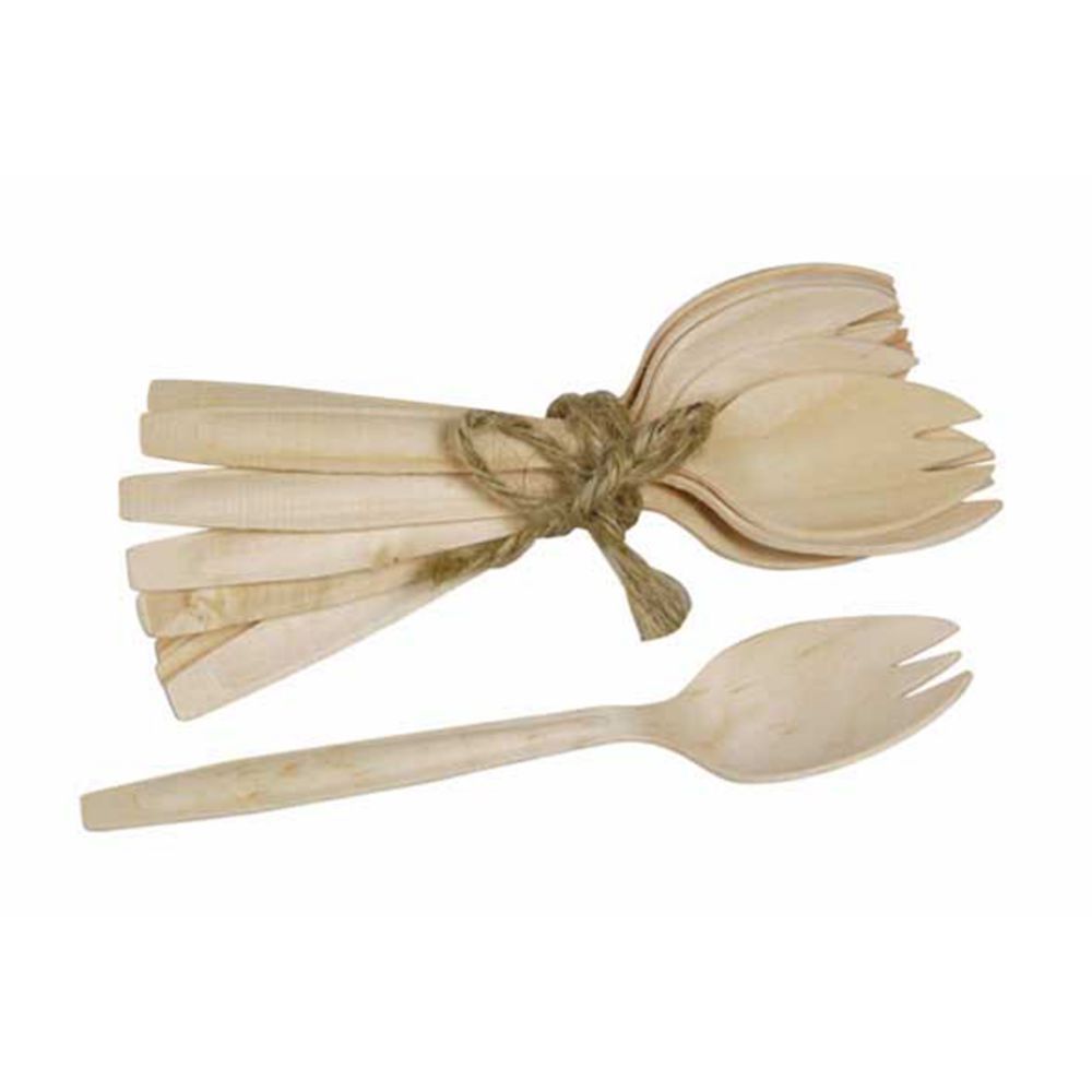 Packnwood Wooden Spork - 5.7",2000/cs