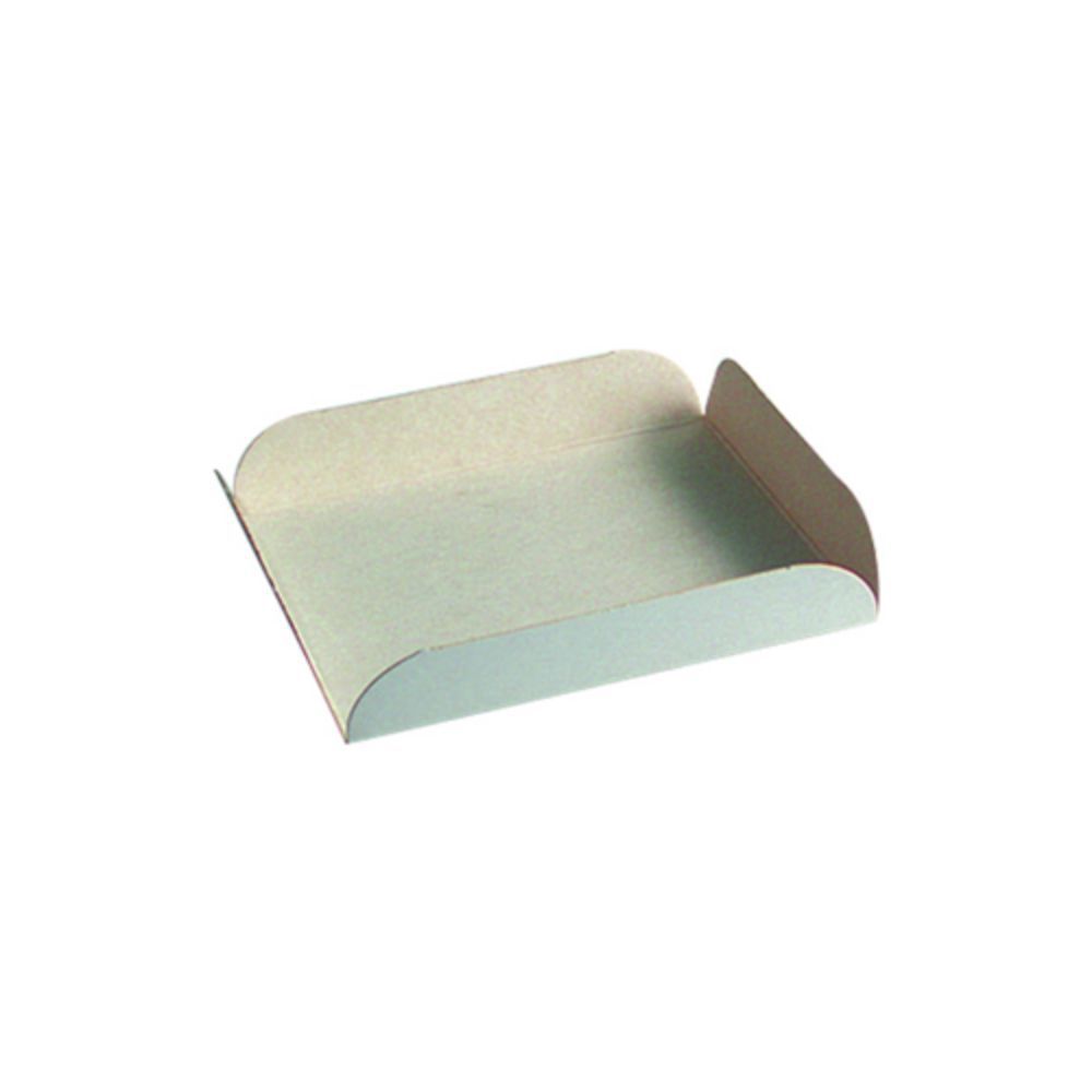 Packnwood White Square Tray with Foldable Edges - L:6.69in W:6.69in H:0 ...